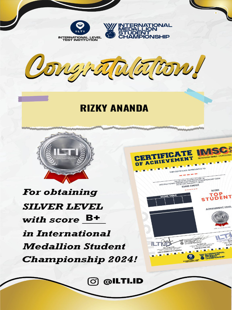 Rizky Ananda - Pengumuman Imsc 2024 | PDF