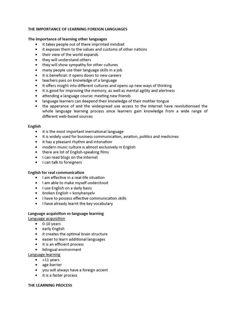Language Learning | PDF | Language Arts & Discipline | Foreign Language Studies