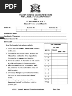 Uneb Uce 2025 Time Table | PDF