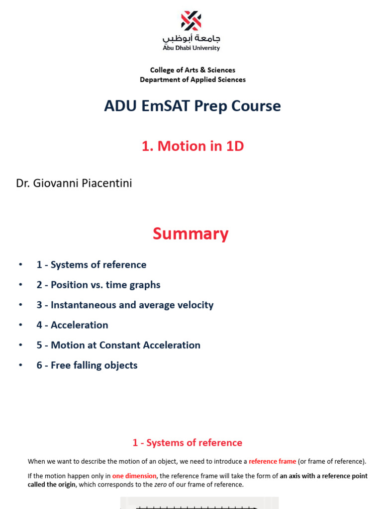 Motion in 1D - W. Solutions | PDF | Acceleration | Velocity