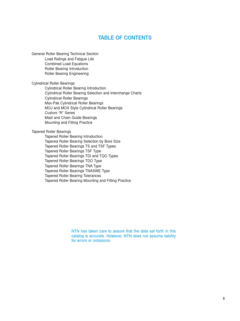 Ntn Bower_catalogo Rodamientos (Complet) | PDF Ntn Bower_catalogo Rodamientos (Complet) | PDF