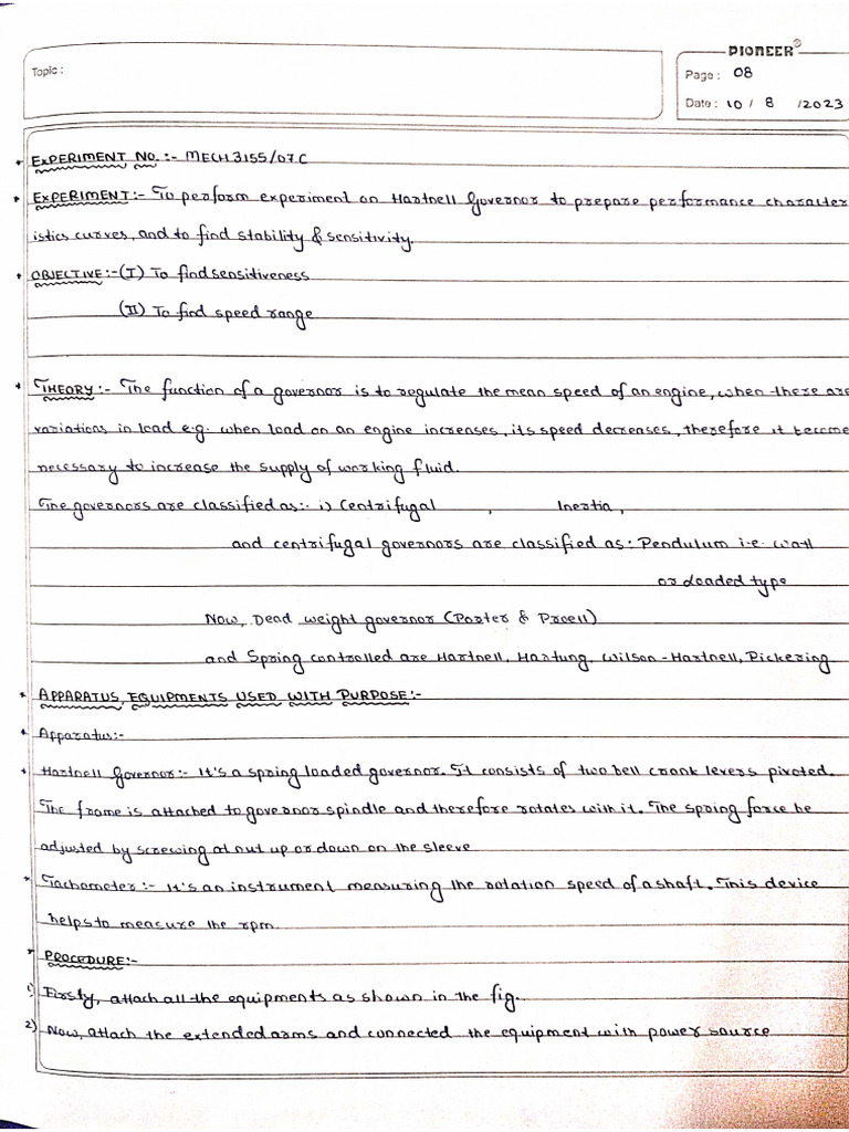 Hartnell Governor | PDF