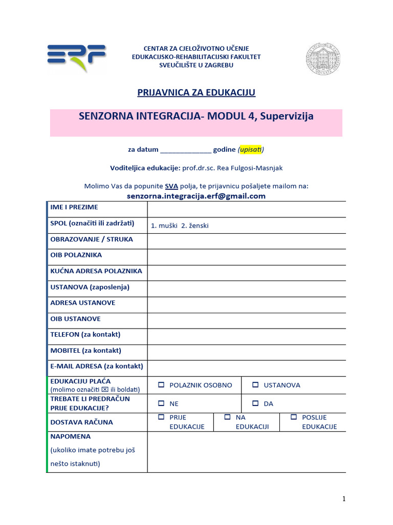 Erfunizg CCU SI-modul-4 PRIJAVNICA Ozujak2024 | PDF