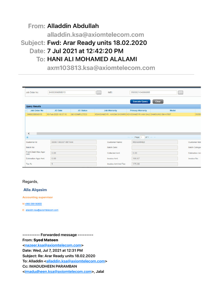 FWD Arar Ready Units 18.02.2020 | PDF | Telecommunications | Consumer ...