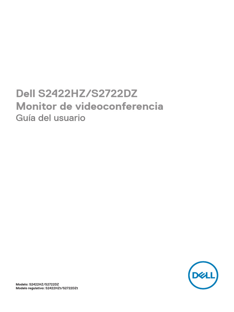 Dell s2722dz Monitor Users Guide | PDF | Pantalla de cristal líquido | USB