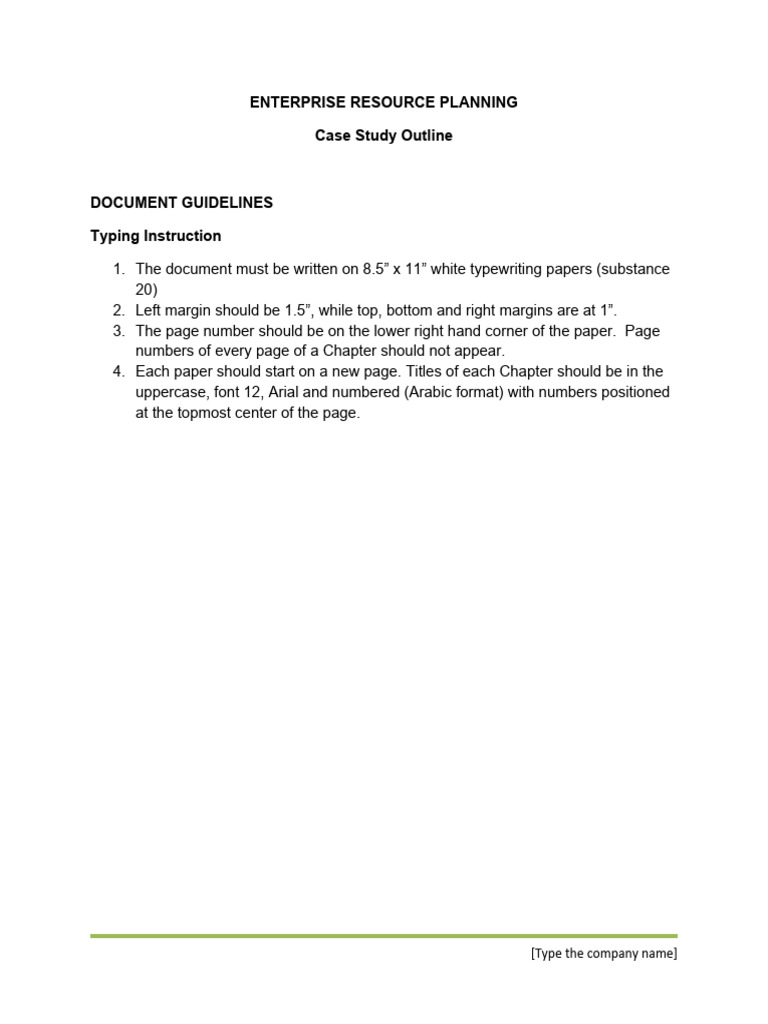 ERP Case Study | PDF