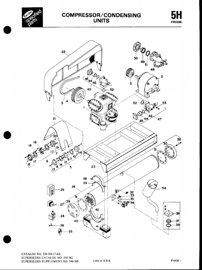 CARRIER 5H - Service Parts | PDF