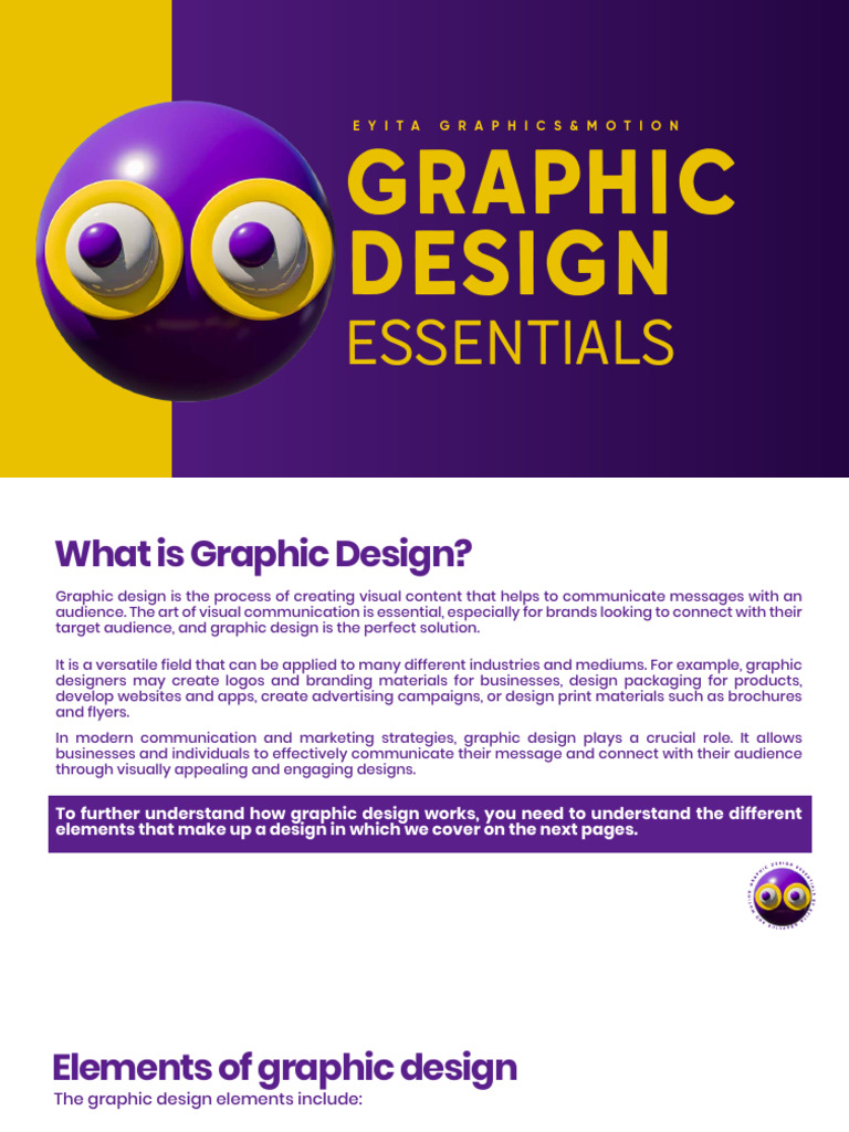 Eyita - What Is Graphic Design | PDF | Graphic Design | Composition ...