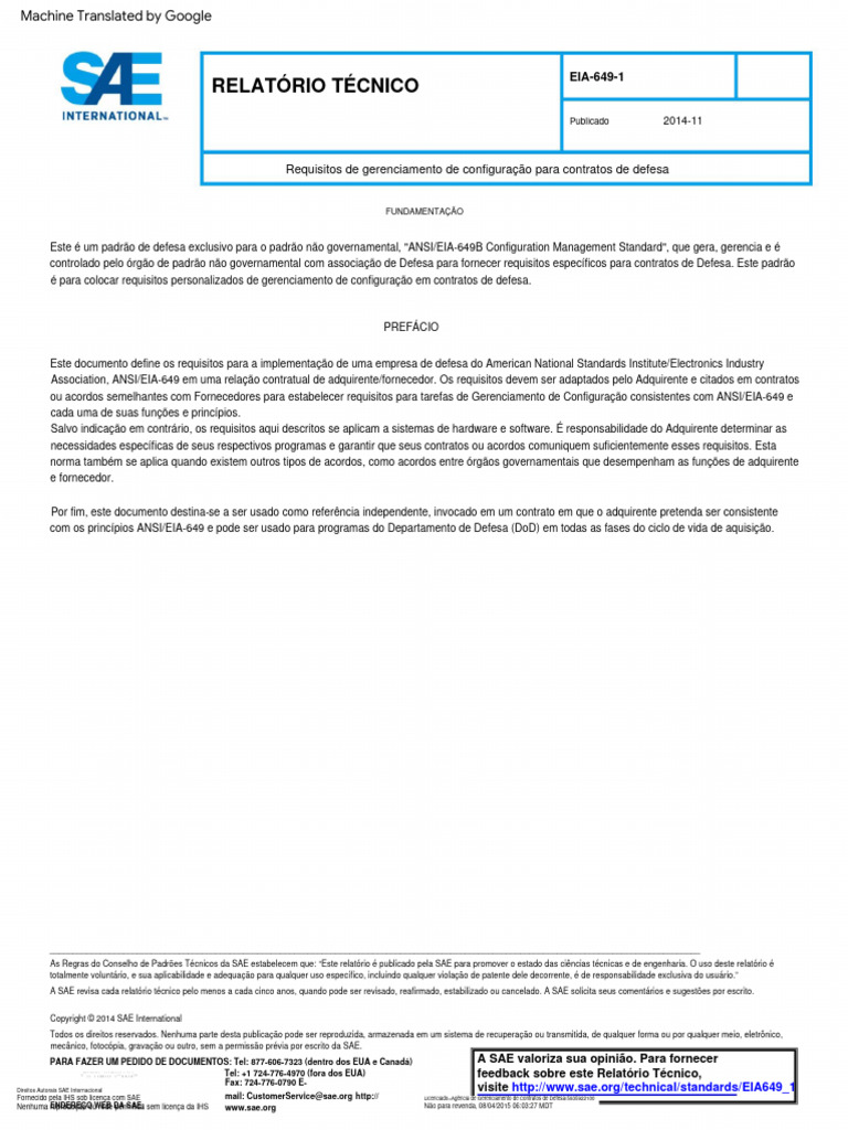 Eia 649 1 Port | PDF | Armazenamento de dados de computador | Programas