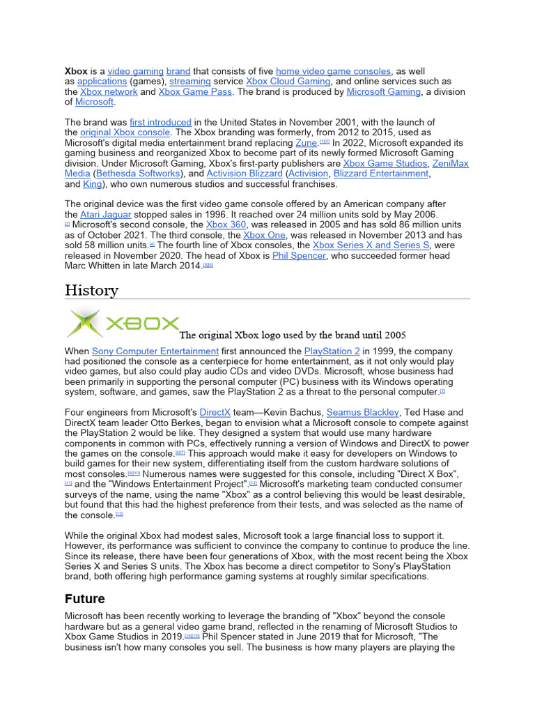 Xbox 5 | PDF | Xbox (Console) | Xbox 360