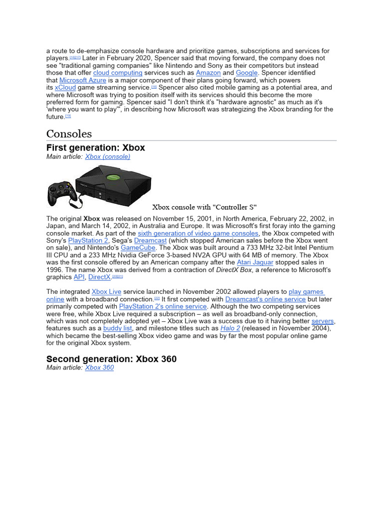 Xbox 3 | PDF