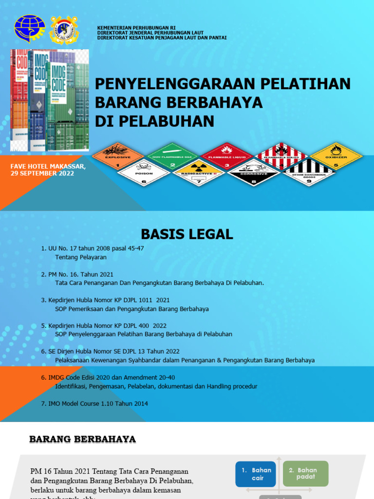 Pelatihan Imdg Imsbc - BPPTL | PDF