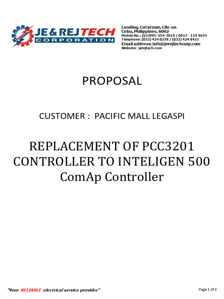 Rej Tech Quotation Pdf