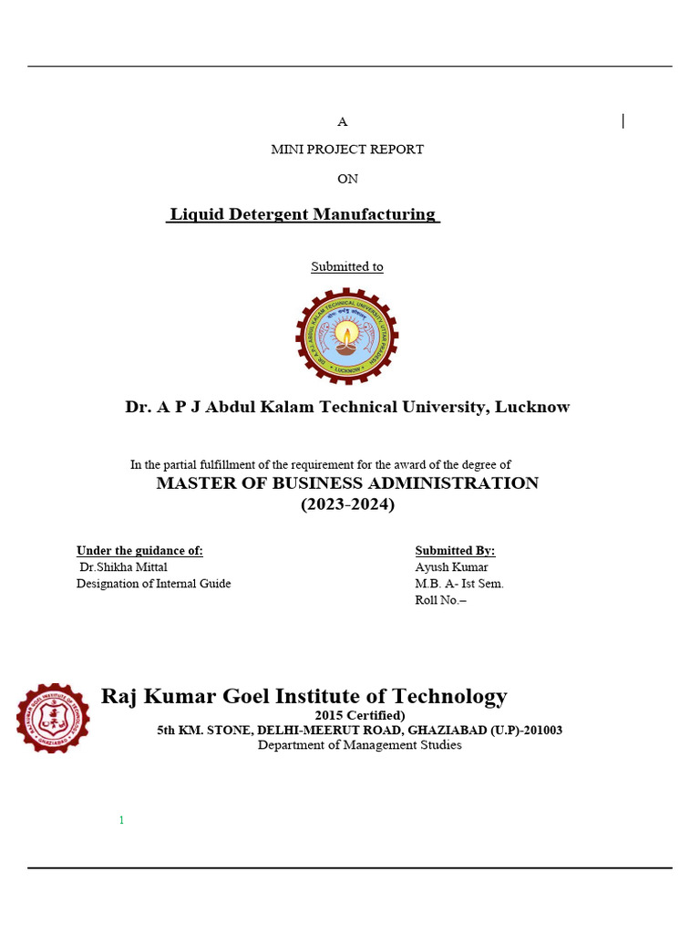 Ayush Mini Project | PDF | Sales | Retail