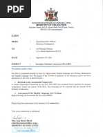 SEA Past Paper 2001 | PDF