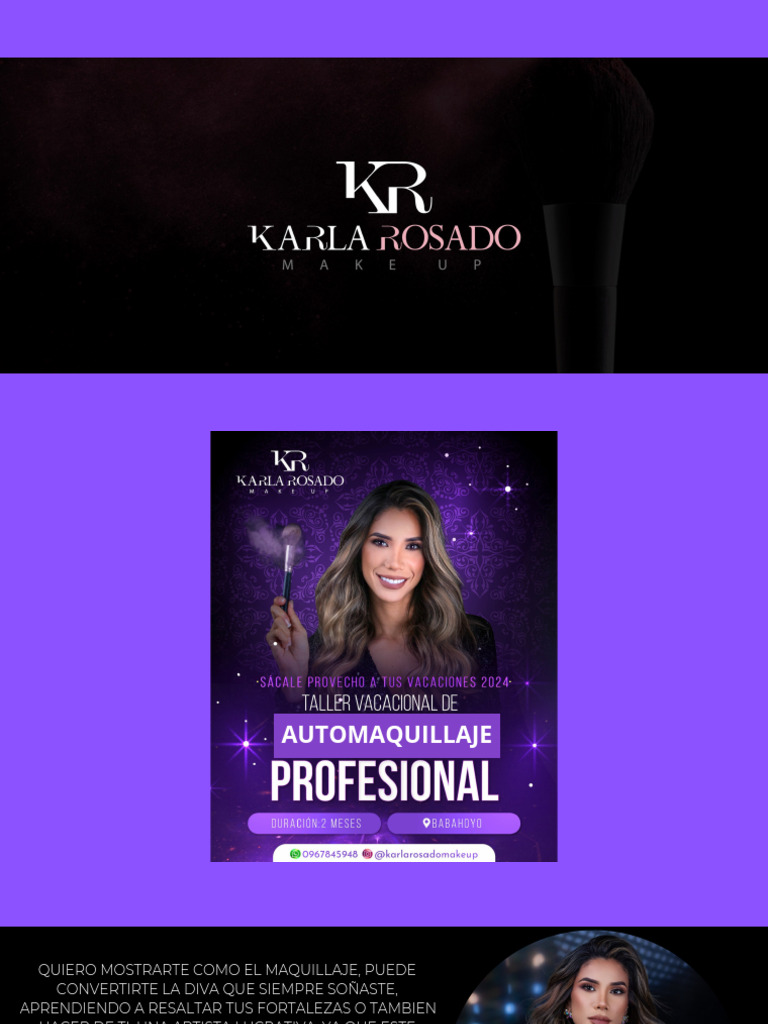 Vacacional 2024 (Automaquillaje) Karla Rosado PDF | PDF