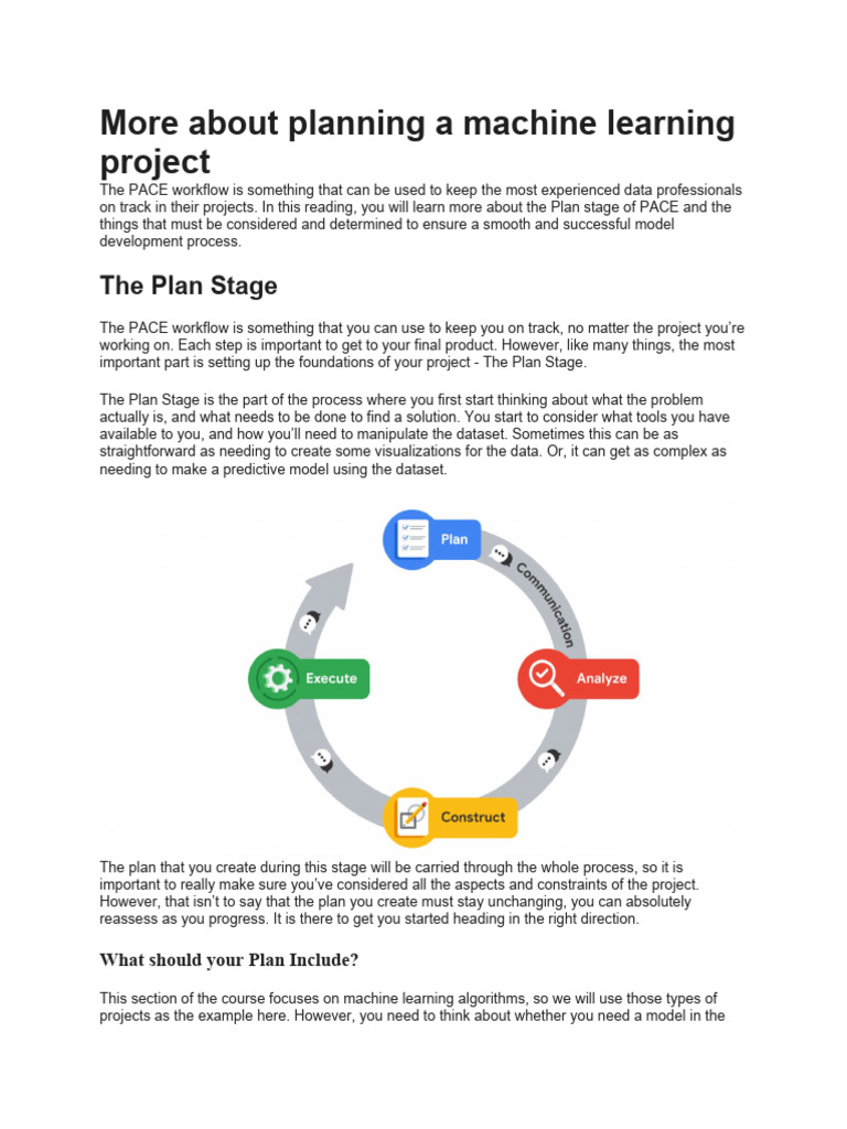 More About Planning A Machine Learning Project | PDF | Regression ... More About Planning A Machine Learning Project | PDF | Regression ...