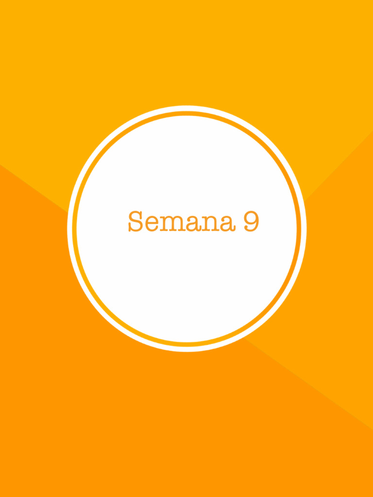 Semana 9 | PDF