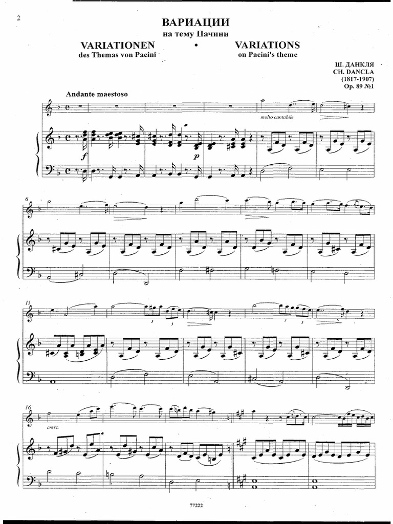 Dankla Paccini Violin | PDF