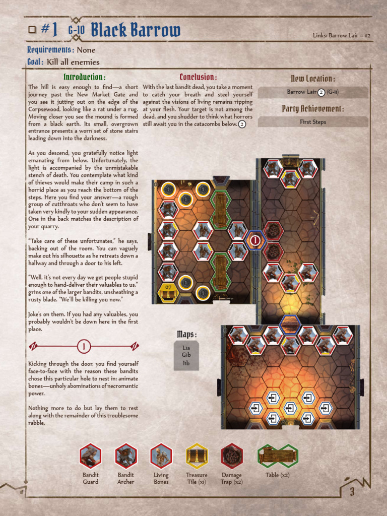 Gloomhaven - Scenario Book 2P V4 - Hidden - S1-S9 | PDF