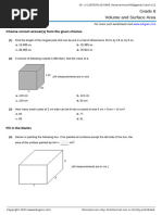 Grade 8 Math Test Preparation - Indices and Standard Form | PDF
