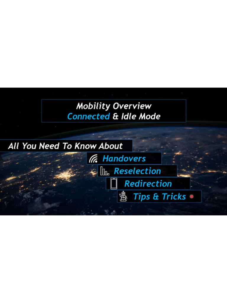 LTE Mobility | PDF | Computer Networking | Electronics