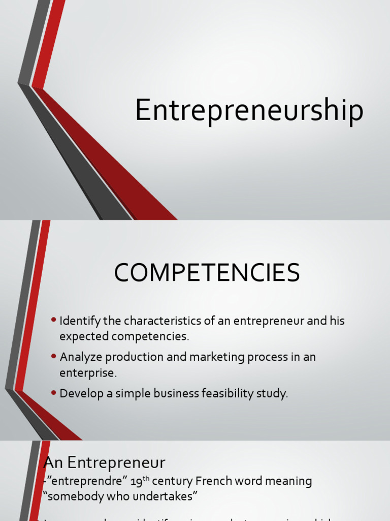 Entrepreneurship | PDF | Entrepreneurship | Marketing