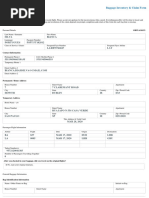 Aegean Airlines Baggage Claim Form | PDF | Baggage