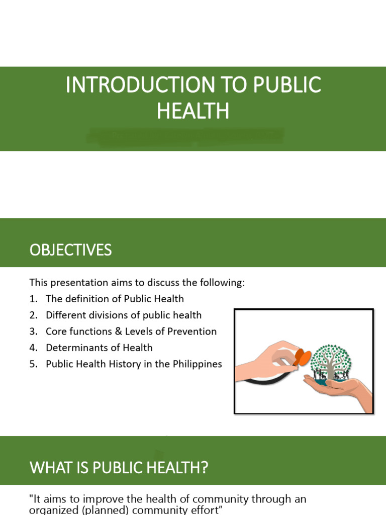 Intro to Public Health | PDF | Public Health | Preventive Healthcare