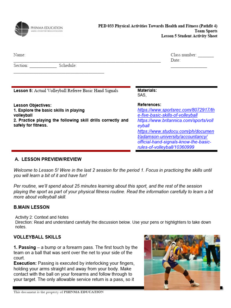 Ped 033 Lesson 5 Sas | PDF