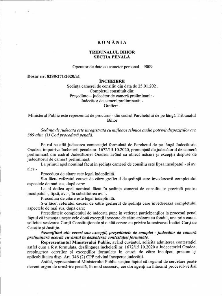 Incheiere Anonimizata 797 1 2021 | PDF