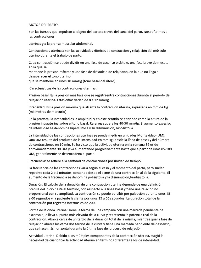 Elementos Del Parto | Descargar gratis PDF | Parto | El embarazo