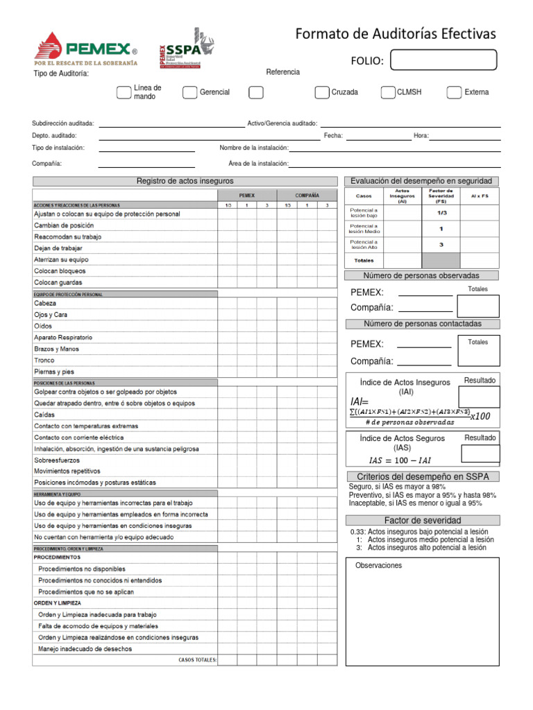 Formato de Ae-1 | PDF