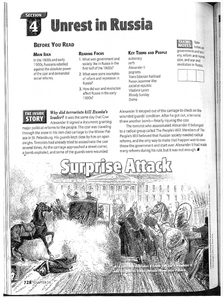 Russia Textbook PG 728-733 | PDF
