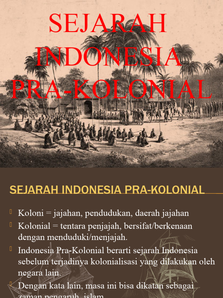 Sejarah indonesia pra kolonial | PDF