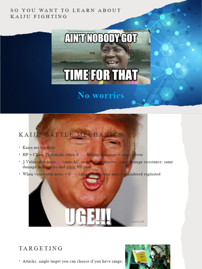 So - You - Want - To - Learn - About - Kaiju - Fighting Dnd5e | PDF | Law