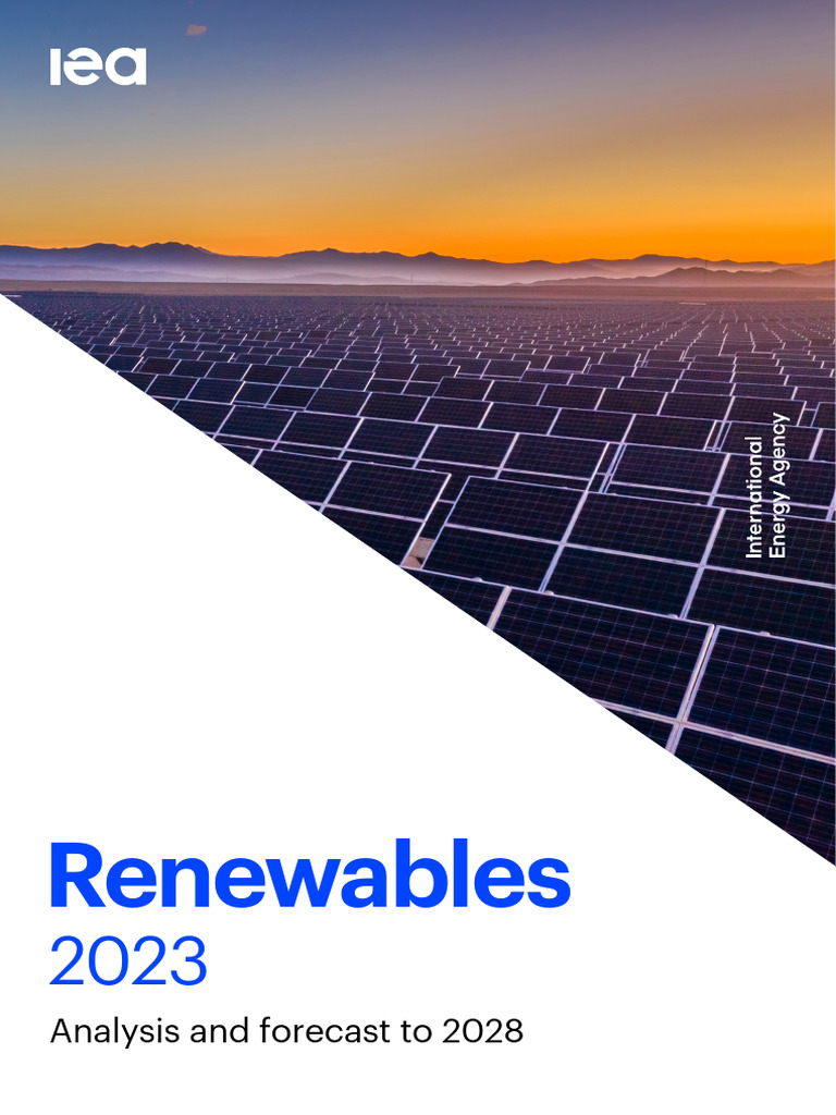 IEA - Renewables 2023 | PDF | Renewable Energy | Solar Power