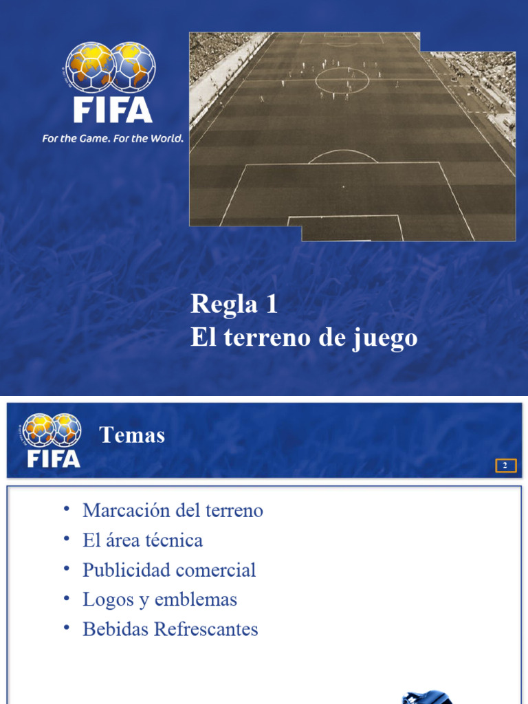 Regla 1 El Terreno de Juego | PDF | Deportes