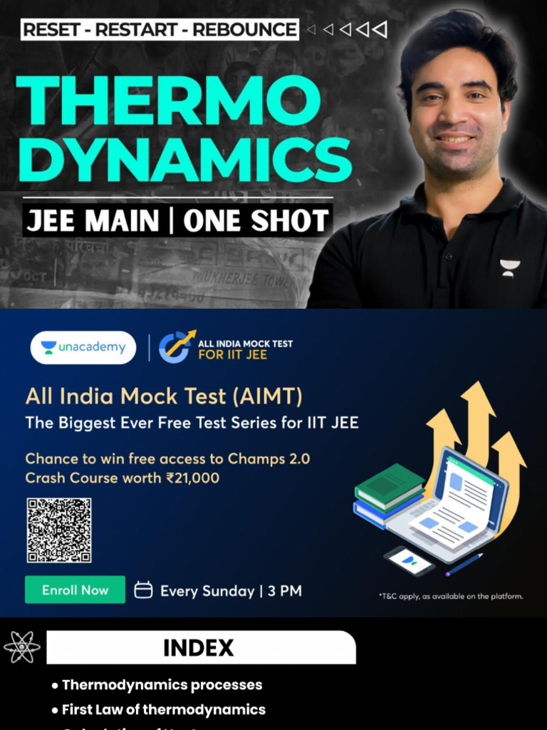 Thermodynamics One Shot Notes | PDF
