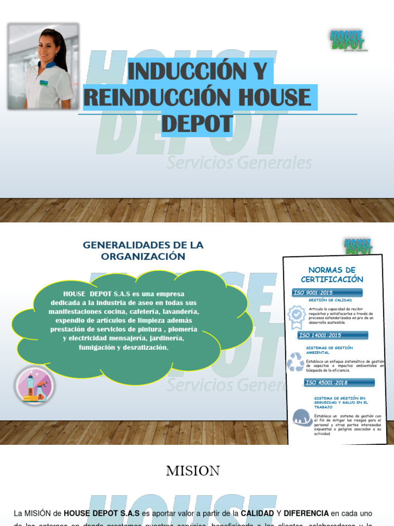 Induccion y Reinduccion House Depot | PDF | Calidad (comercial) | Derecho laboral
