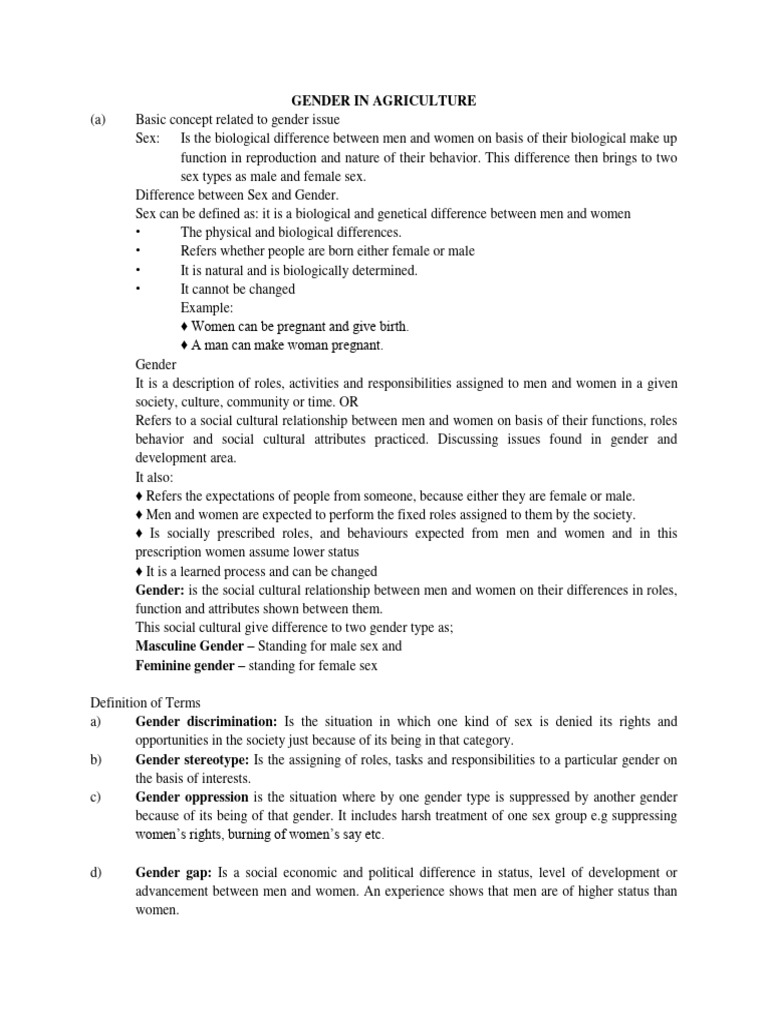 Notes Hiv Gender and Development | PDF | Hiv/Aids | Gender