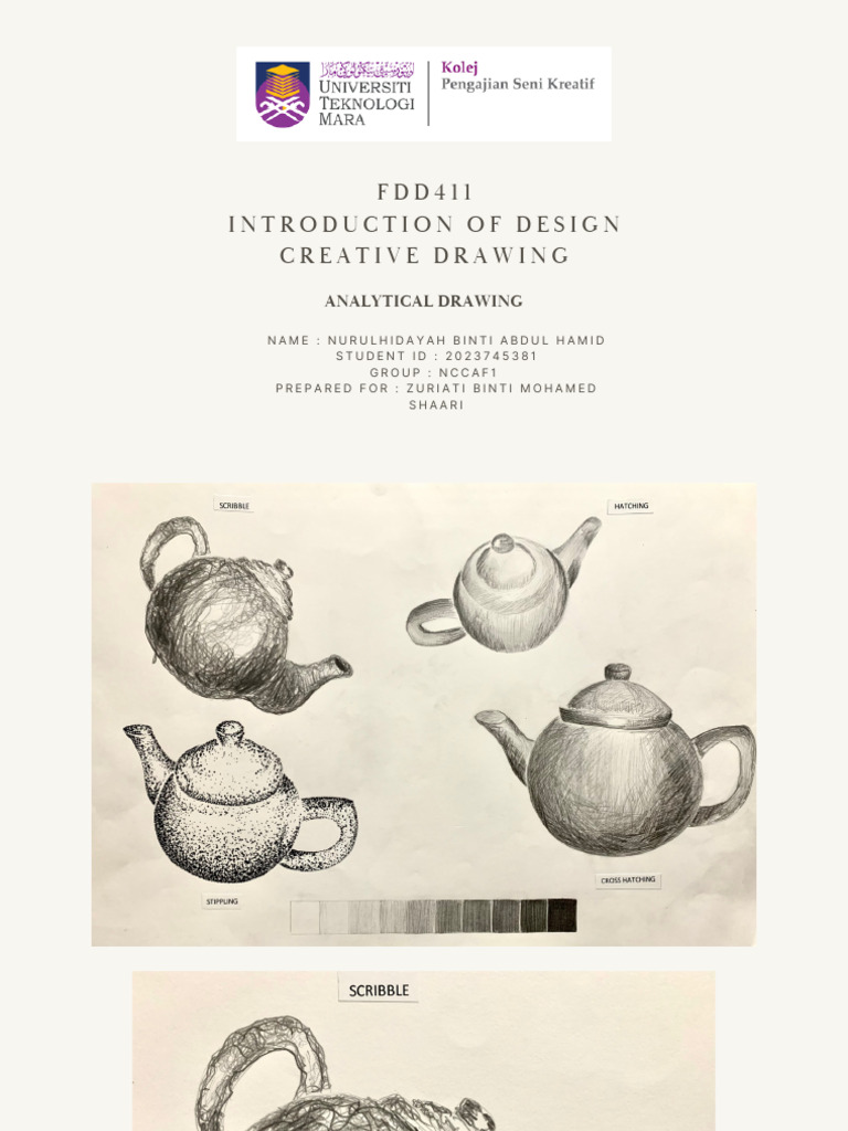 Analytical Drawing Techniques Overview | PDF