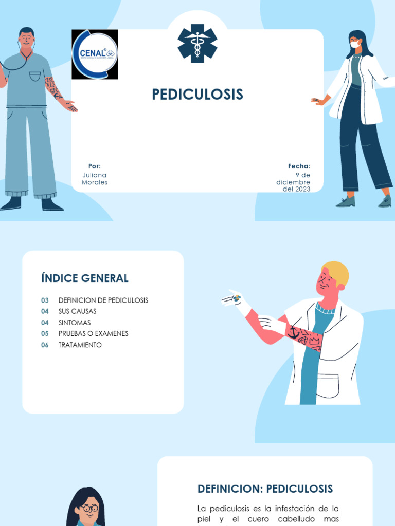 Presentacion Pediculosis | PDF | Hogar, jardinería y bricolaje | Salud y bienestar
