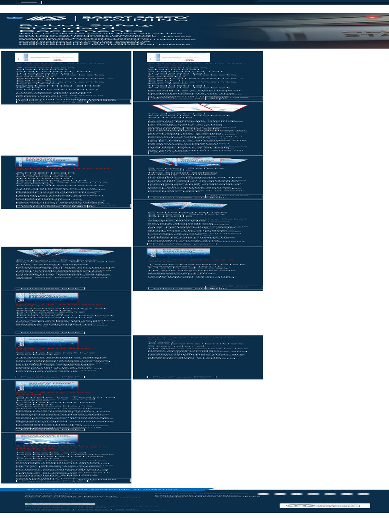 Robot Safety Standard Documents - Automate | PDF