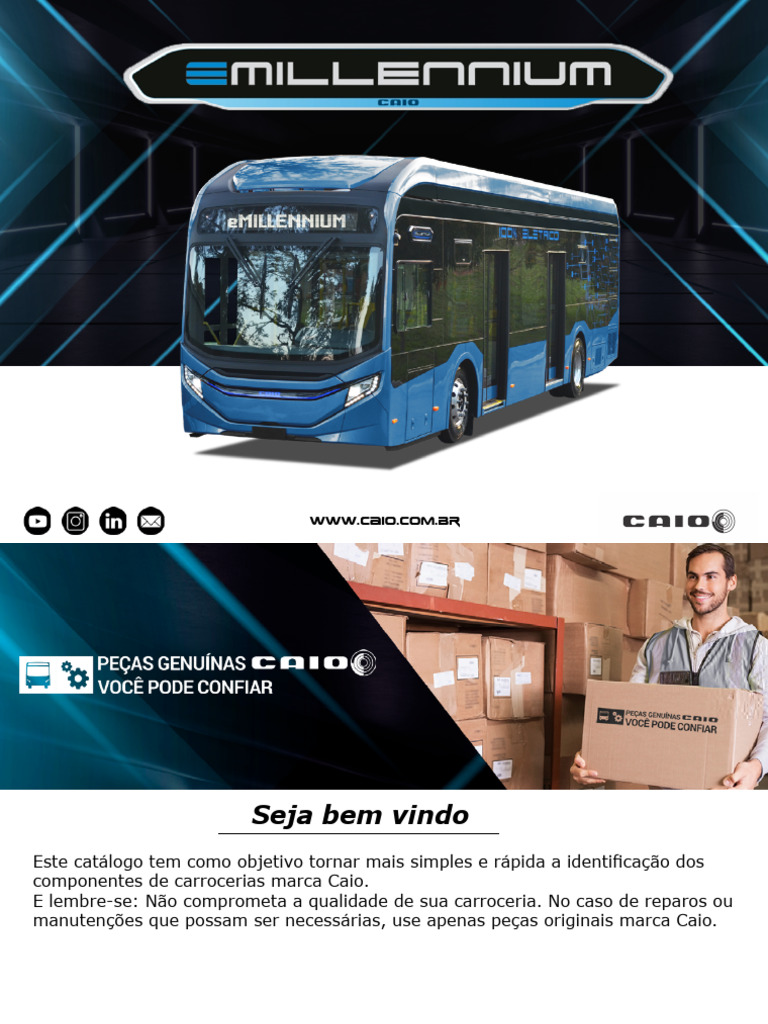 Catálogo de Componentes Caio Millennium | PDF | Tecnologia e Engenharia