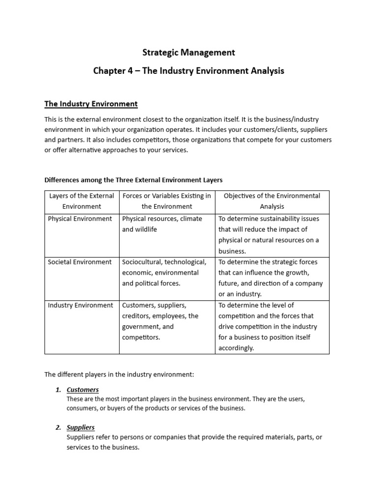 Strategic Management - Module 1 | PDF | Business