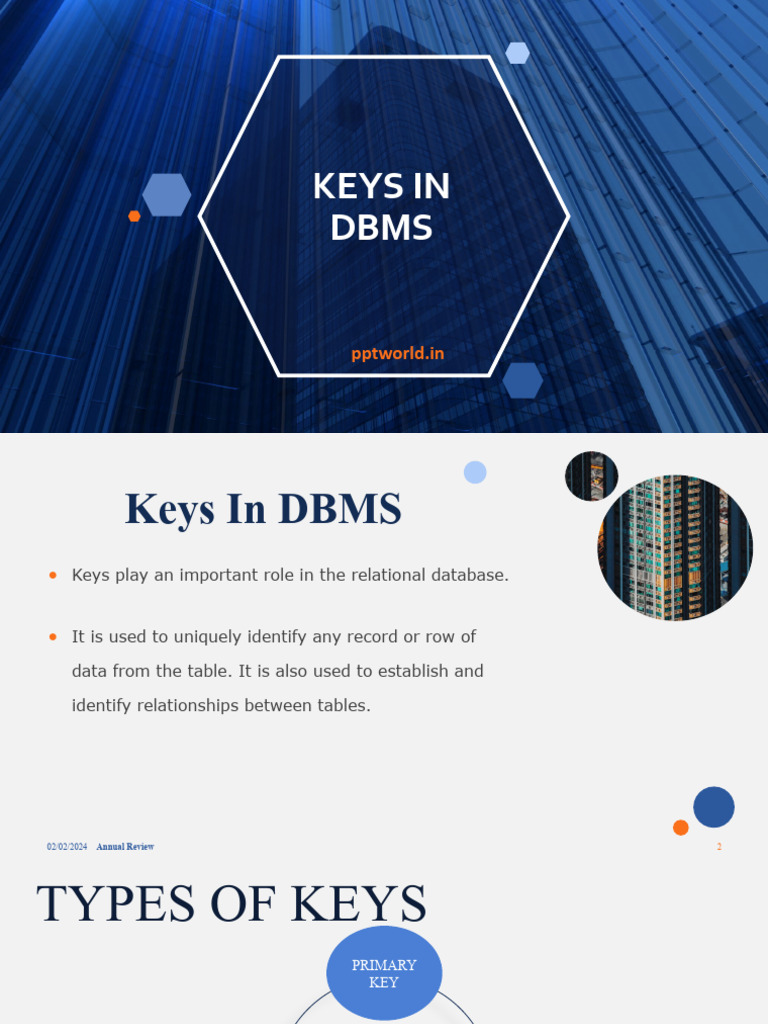 Keys in Dbms | PDF