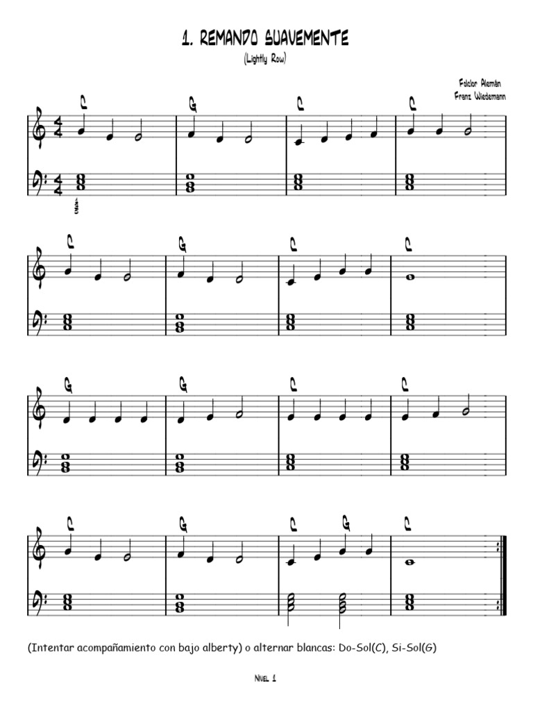 Nivel 1 - Piano | PDF