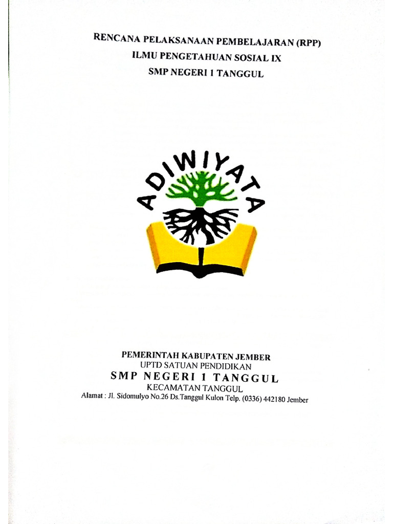 RPP Adiwiyata Ips | PDF