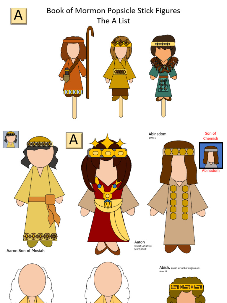 Book of Mormon Character Guide | PDF | Book Of Mormon | Mormonism